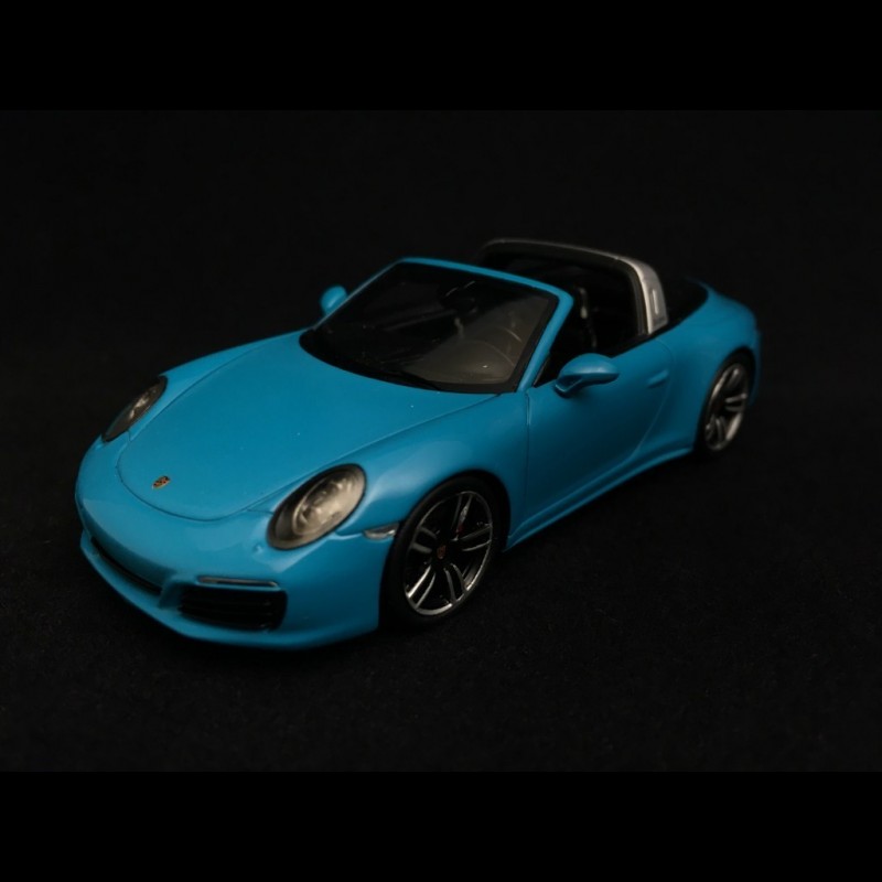 Porsche 911 type 991 Targa 4S Miami blue 1/43 Spark MAP02021016