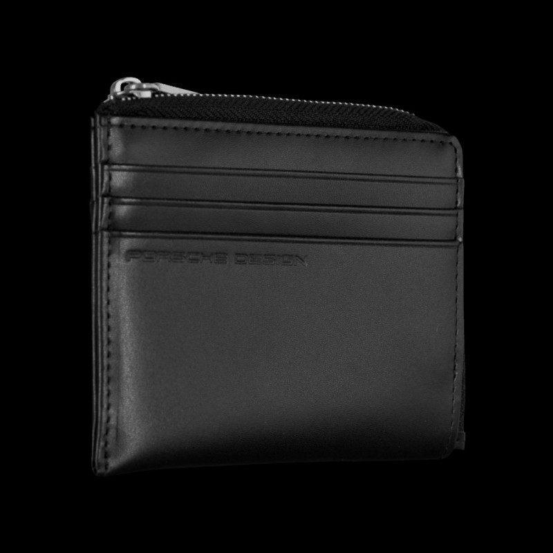 Porsche purse money holder black leather Classic Line 2.1 Porsche ...