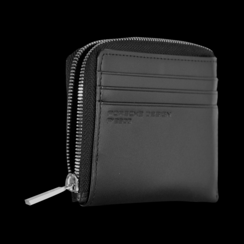 Porsche purse money holder black leather Classic Line 2.1 Porsche ...