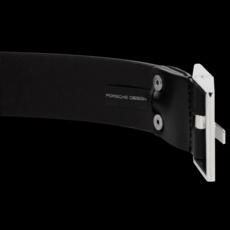 Porsche belt Ohio 35 leather black - men - Porsche Design 4090001981