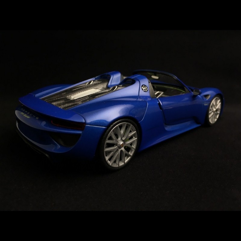 Porsche 918 Spyder 2014 blue 1/24 Welly MAP02484416