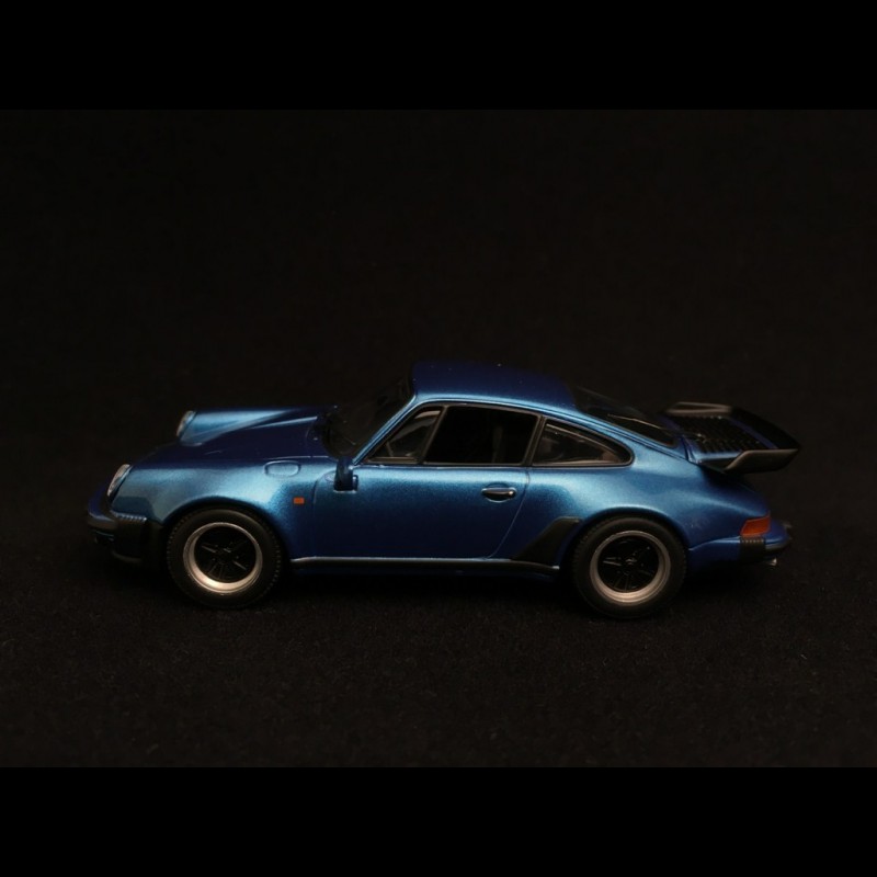 Porsche 911 type 930 Turbo 3.3 Minerva blue 1/43 Minichamps CA04316036