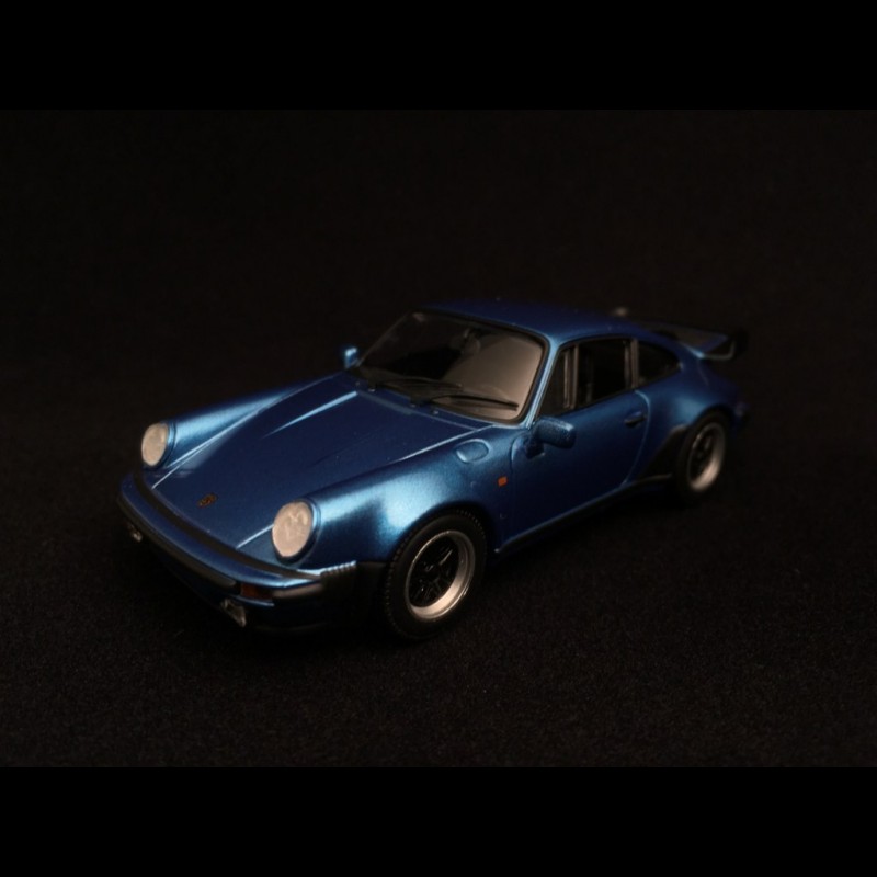 Porsche 911 type 930 Turbo 3.3 Minerva blue 1/43 Minichamps CA04316036