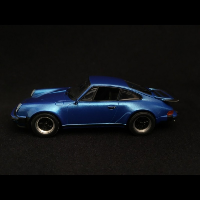 Porsche 911 type 930 Turbo 3.0 Minerva blue 1/43 Minichamps CA04316030