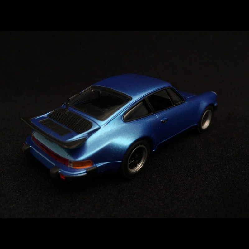 Porsche 911 type 930 Turbo 3.0 Minerva blue 1/43 Minichamps CA04316030