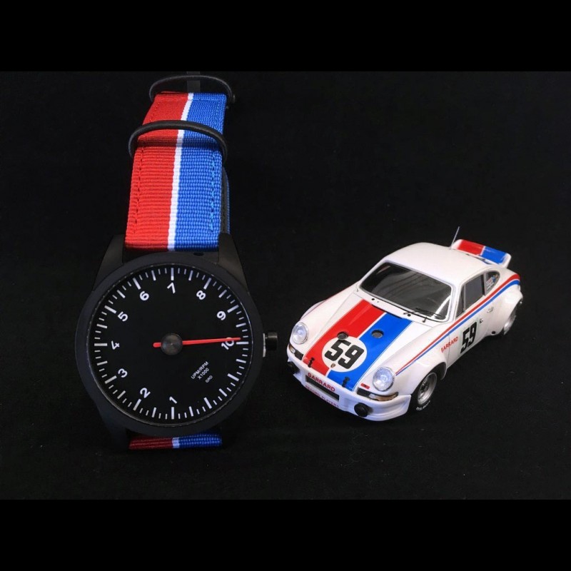 Tachometer watch Porsche 911 Carrera RSR single-hand 10000 rpm Black ...