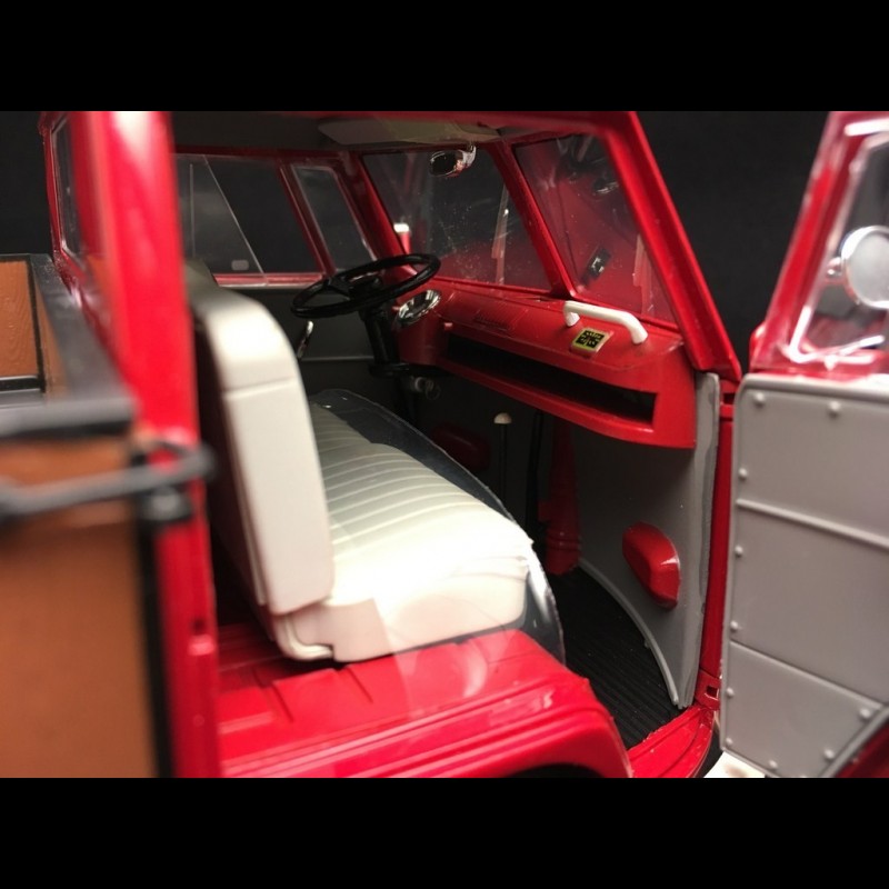 Duo Transporter Porsche VW T1 tray truck and Formula Vee n° 7 white 1/ ...