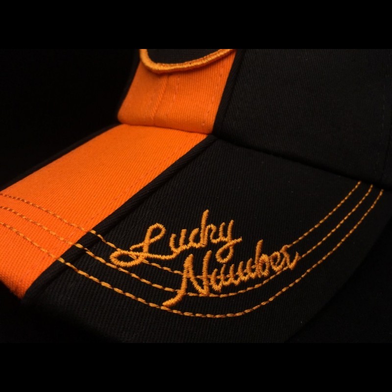 Gulf Cap Vintage 69 Lucky Number black / orange