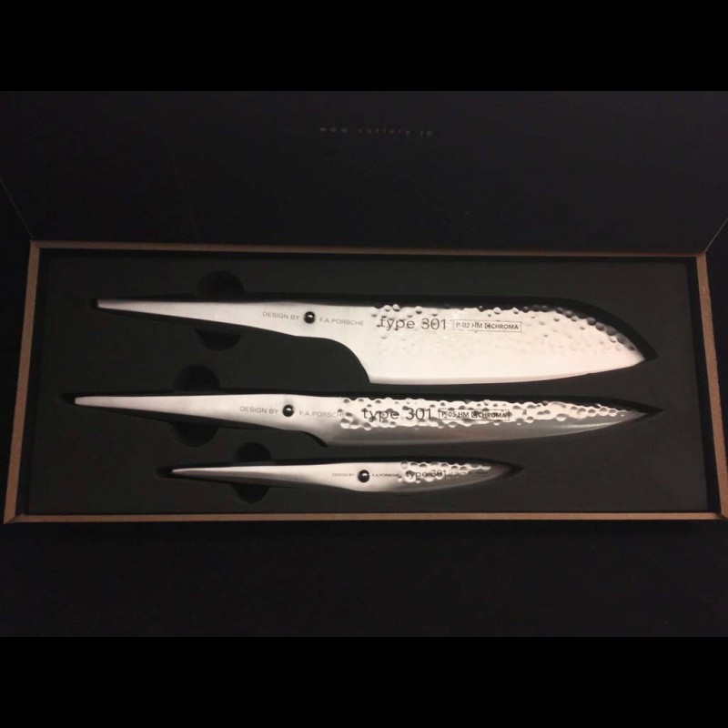 Messerset Typ 301 HM Design by F.A. Porsche Chroma P529HM