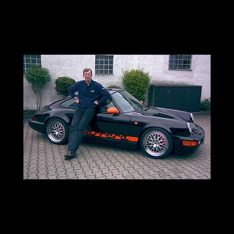 Porsche 911 type 964 Carrera RS Coupe 1994 black Walter Rohrl 1/18 GT ...