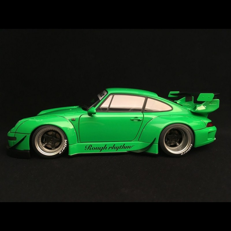 Porsche 911 type 993 RWB Rough Rythm Viper green 1/18 Autoart 78151