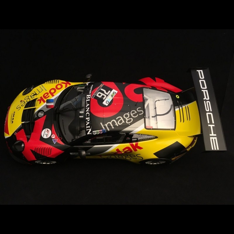 Porsche 991 GT3 R 24h Spa 2016 n° 76 Kodak 1/18 Spark 18SB003