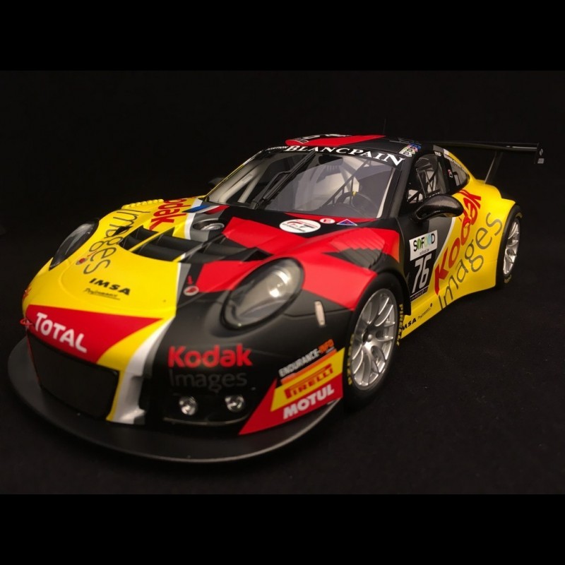 Porsche 991 GT3 R 24h Spa 2016 n° 76 Kodak 1/18 Spark 18SB003