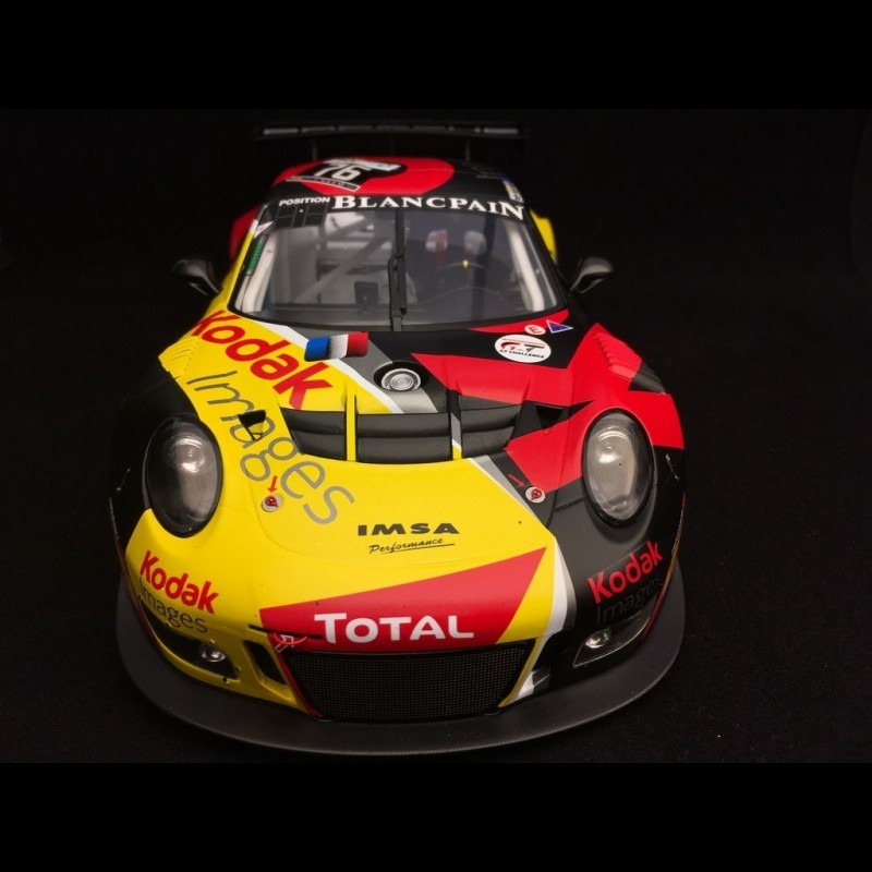 Porsche 991 GT3 R 24h Spa 2016 n° 76 Kodak 1/18 Spark 18SB003