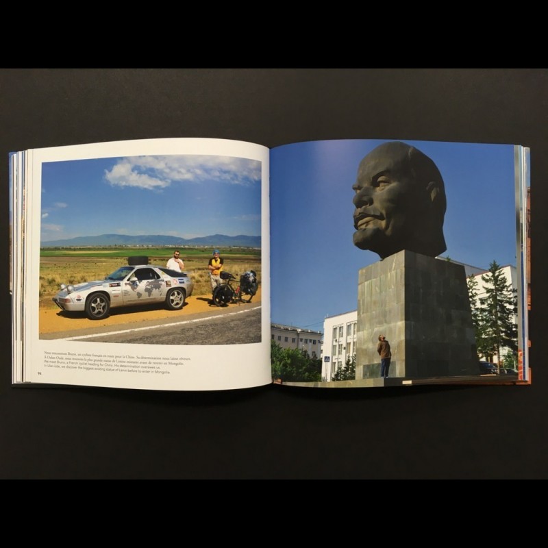 Livre " Autour du monde en Porsche entre père et fils " Philippe Delaporte