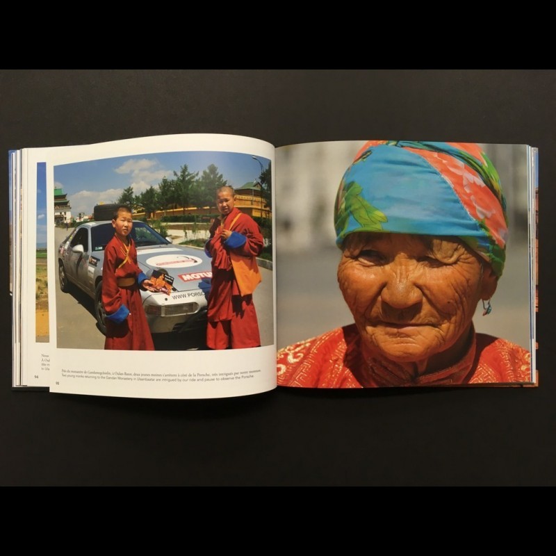Livre " Autour du monde en Porsche entre père et fils " Philippe Delaporte