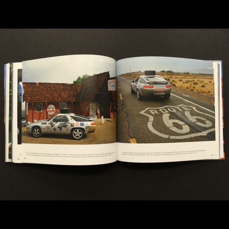 Livre " Autour du monde en Porsche entre père et fils " Philippe Delaporte