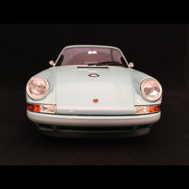 Porsche 911 Singer type 964 2014 Gulf blue 1/18 Cult Scale CULT040