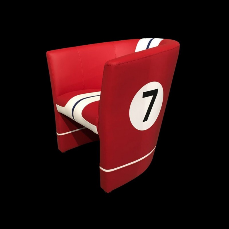Tub chair Racing Inside n° 7 red / white / blue 512FLM71