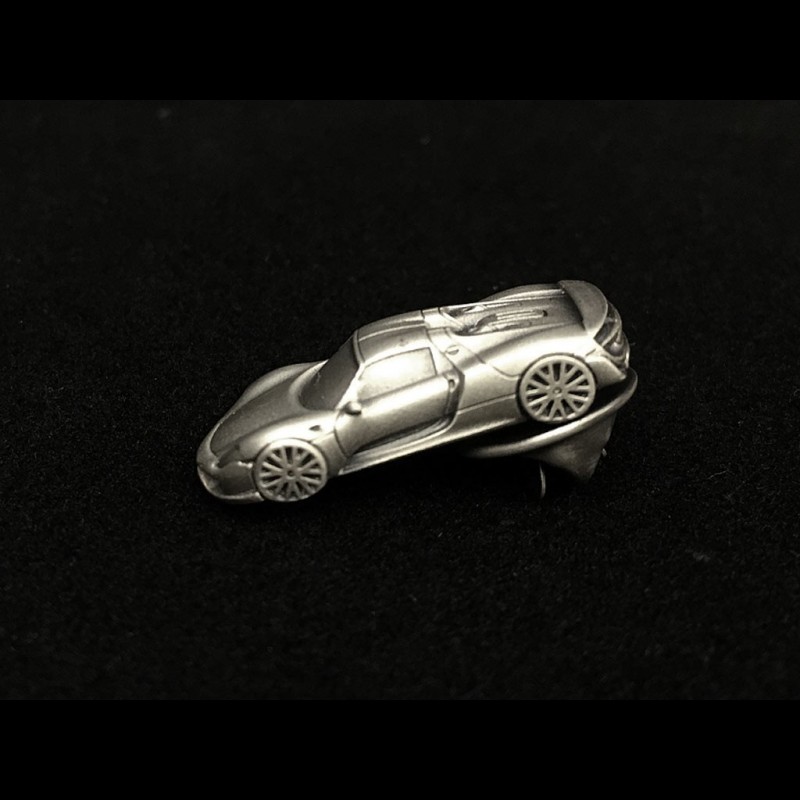 Porsche Pin broche 918 spyder couleur argent