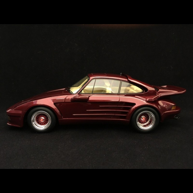 Porsche 911 Turbo Gemballa Avalanche 1986 arena rot metallic 1/18 BOS ...