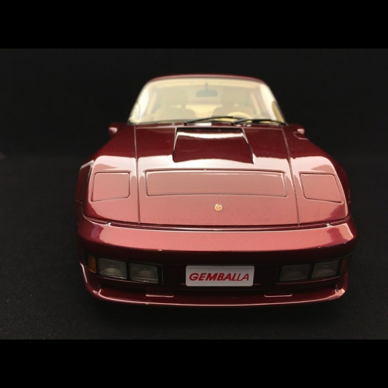 Porsche 911 Turbo Gemballa Avalanche 1986 arena rot metallic 1/18 BOS ...