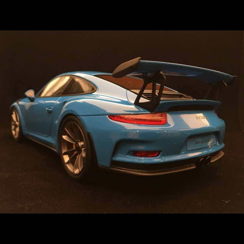Porsche 911 type 991 GT3 RS 2013 blue 1/18 GT Spirit GT139