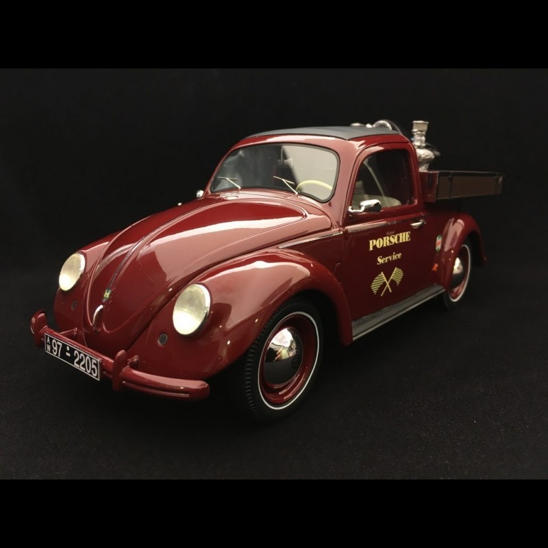 Volkswagen VW Beutler Porsche Service with Porsche Carrera engine red 1 ...