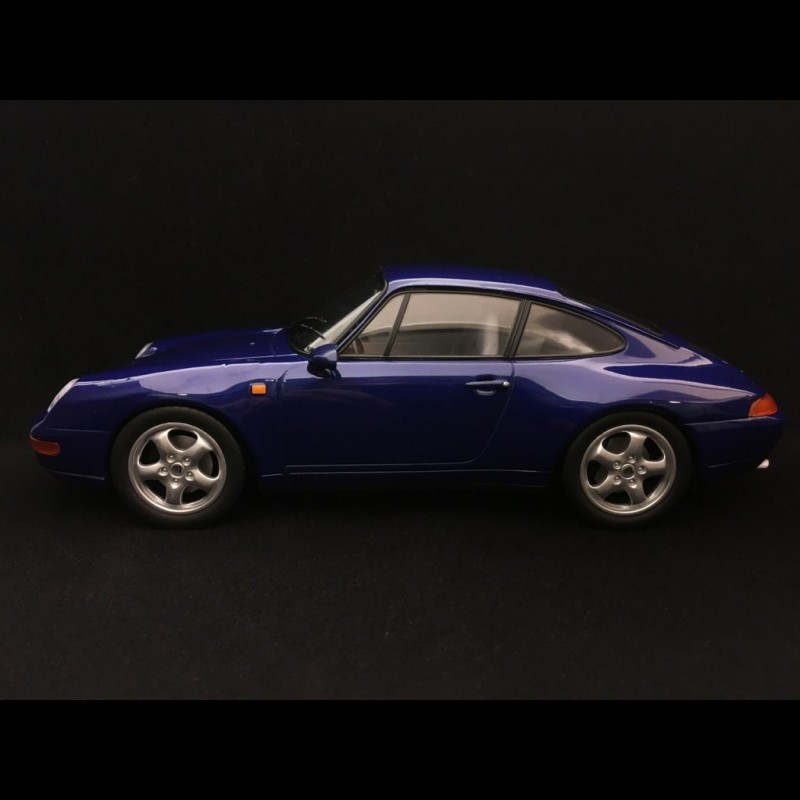 Porsche 911 type 993 Carrera Coupé 1993 blue 1/18 Norev 187593