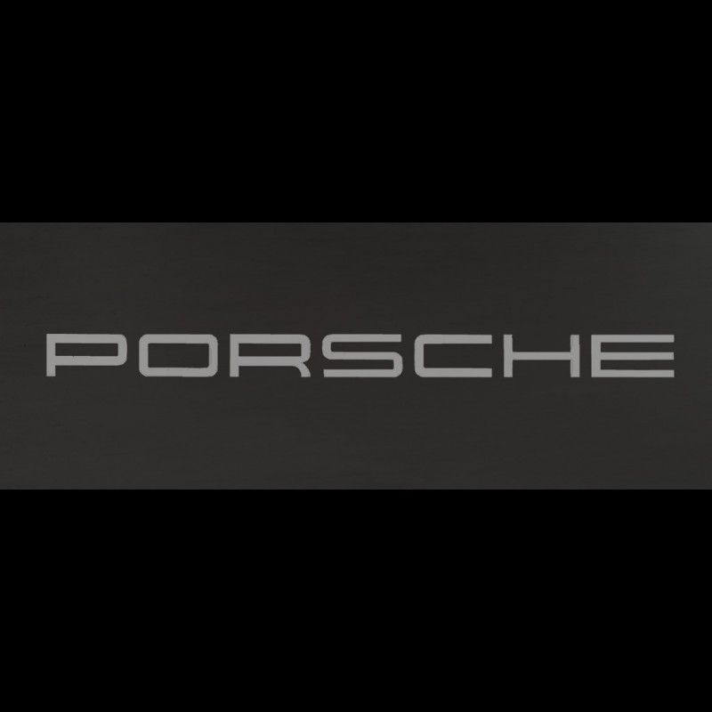 Porsche letters sticker transfer silver 24.6 x 1.8 cm