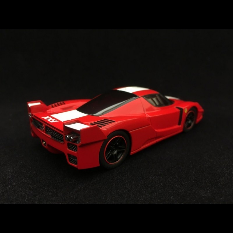 Ferrari FXX rouge bande blanche 1/43 Kyosho DNX506R