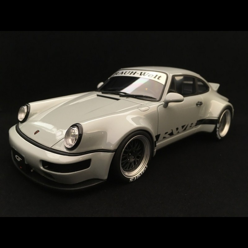 Porsche 911 type 964 RWB Coupe 1990 ducktail grey 1/18 GT Spirit GT187