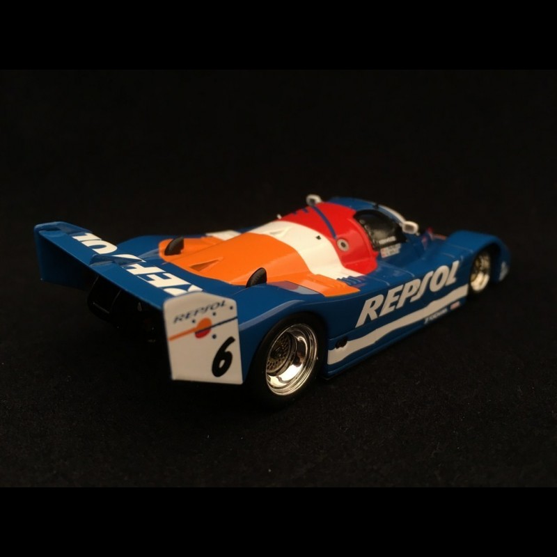 Porsche 962 C 6h Suzuka 1989 n° 6 Repsol Brun 1/43 Spark SJ044