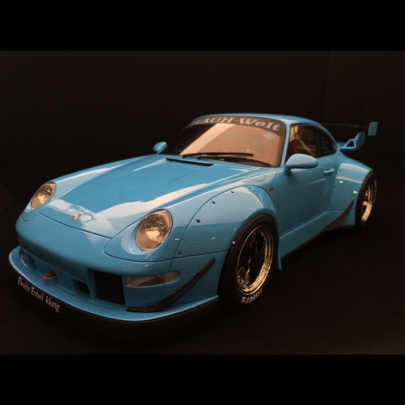 Porsche 993 RWB Rauh Welt 1996 riviera blue 1/12 GT SPIRIT GT167