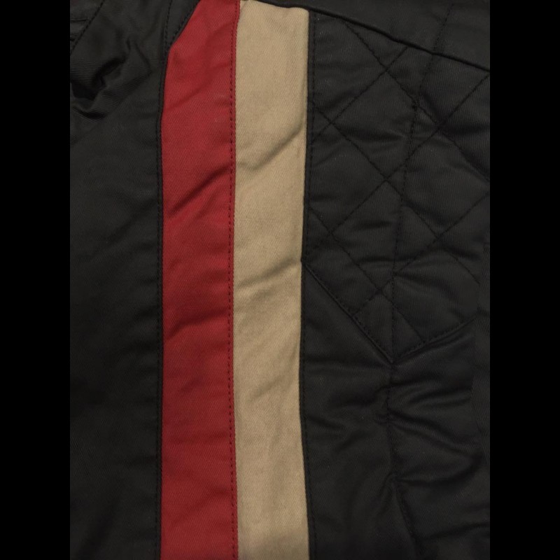 Jacket Heuer washed cotton asphalt grey sleeveless