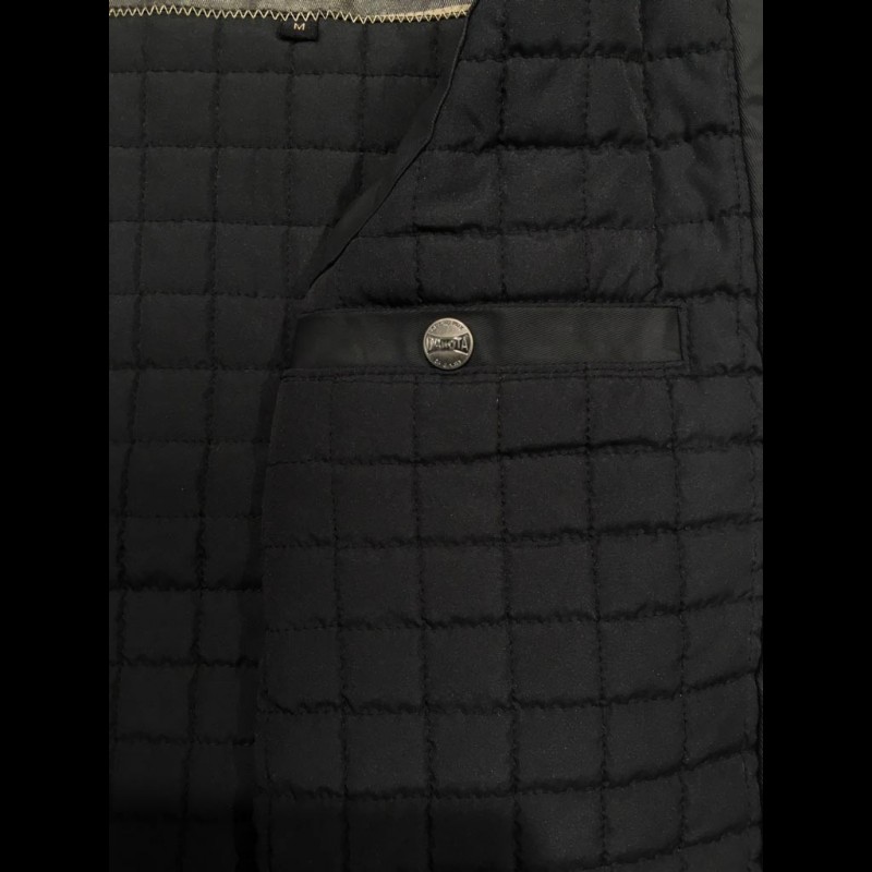 Jacket Heuer washed cotton asphalt grey sleeveless