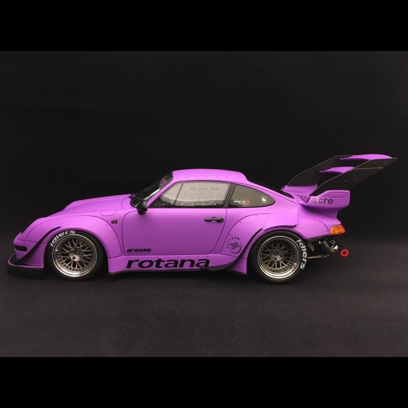 Porsche 911 type 993 RWB Rotana 2013 matte purple 1/18 GT SPIRIT GT737