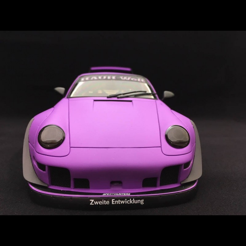 Porsche 911 type 993 RWB Rotana 2013 matte purple 1/18 GT SPIRIT GT737