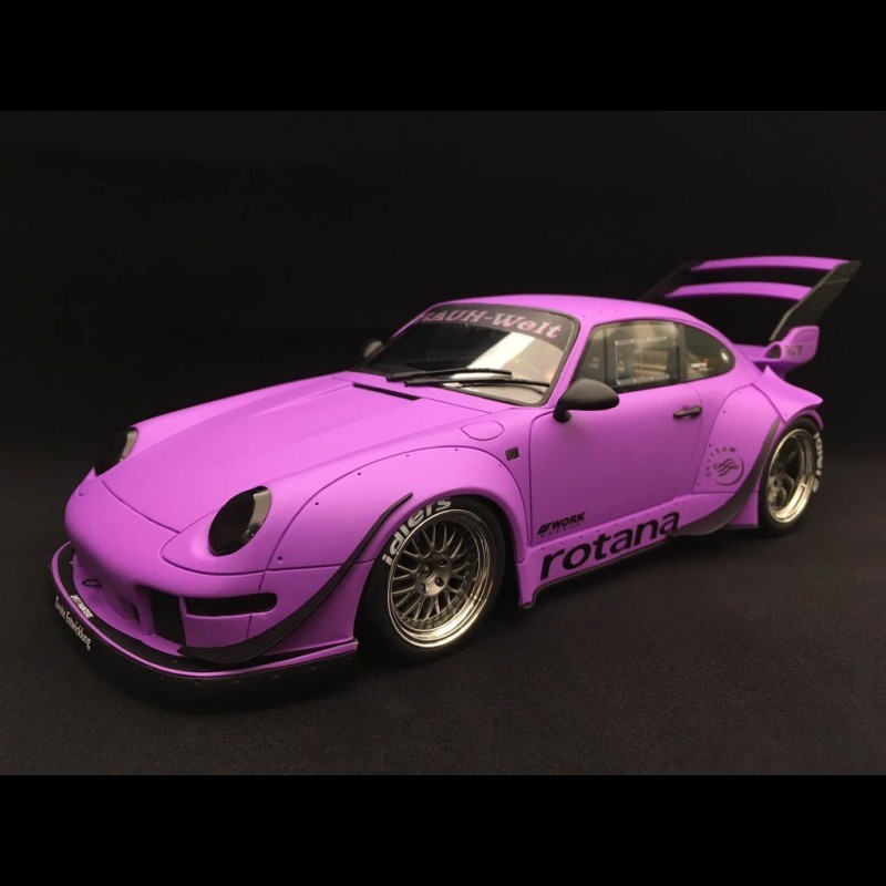 Porsche 911 type 993 RWB Rotana 2013 matte purple 1/18 GT SPIRIT GT737