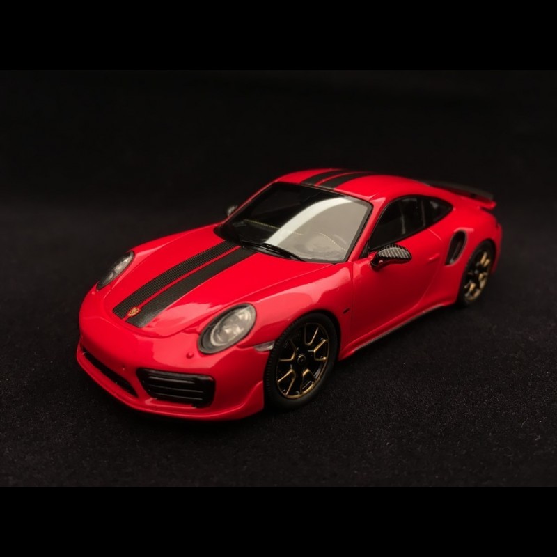 Porsche 911 Turbo S Exclusive Series 991 2017 red 1/43 Spark WAP0209060J
