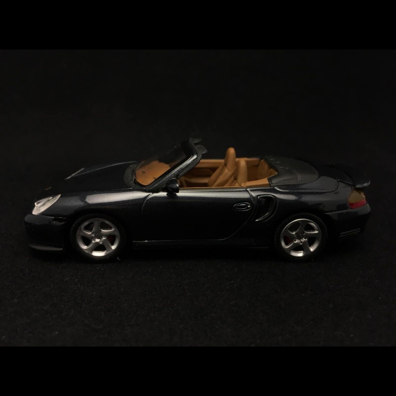 Porsche 911 type 996 Turbo Cabriolet blue 1/43 Minichamps WAP02010114