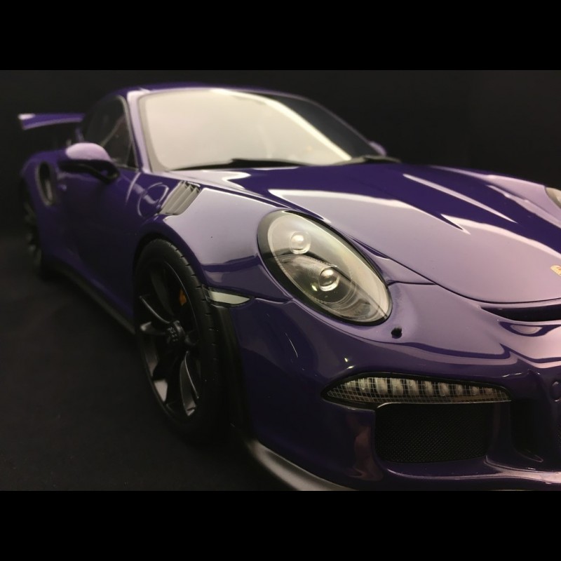 Porsche 911 GT3 RS type 991 2015 ultra violet 1/12 Spark 12S010