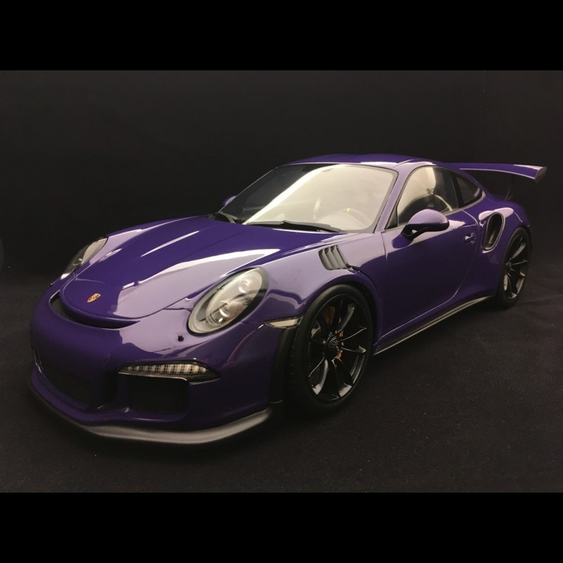 Porsche 911 GT3 RS type 991 2015 ultra violet 1/12 Spark 12S010