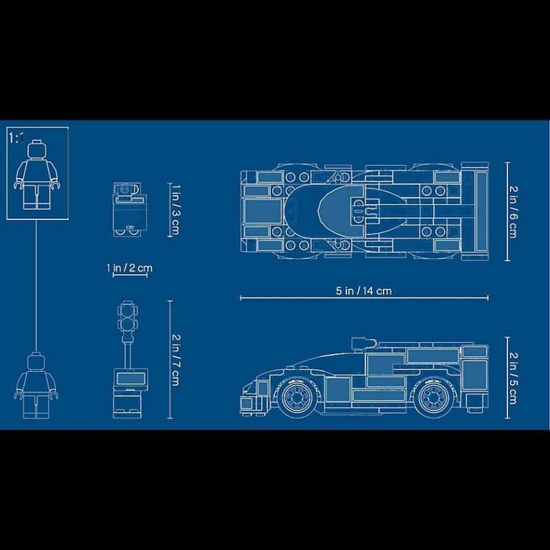 Lego Porsche 919 Hybrid Speed Champions Lego 75887