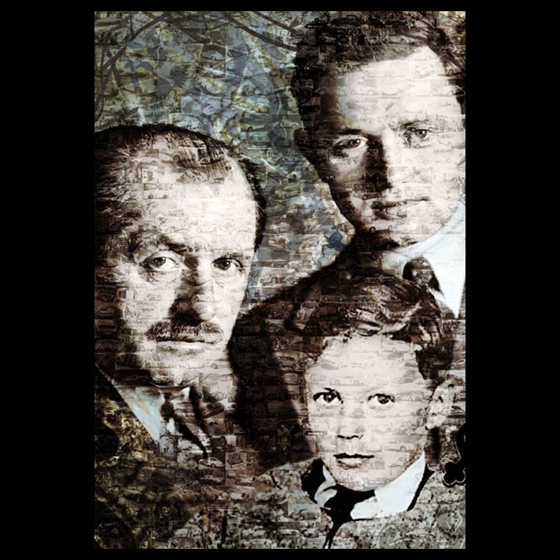 Poster Porsche Story Ferdinand & Ferry & Butzi Porsche 84 x 59 cm ...