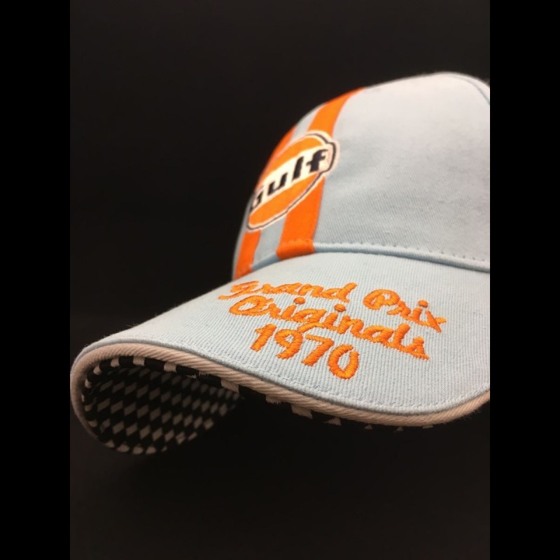 Gulf Cap Vintage Grand Prix 1970 gulf blue / orange