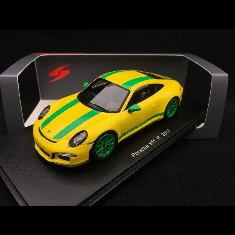 Porsche 911 R type 991 2017 Speed yellow 1/43 Spark S4957