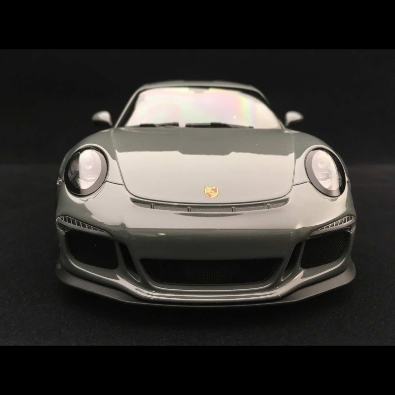 Porsche 911 GT3 RS type 991 2017 gris China 1/18 Minichamps WAX02100030