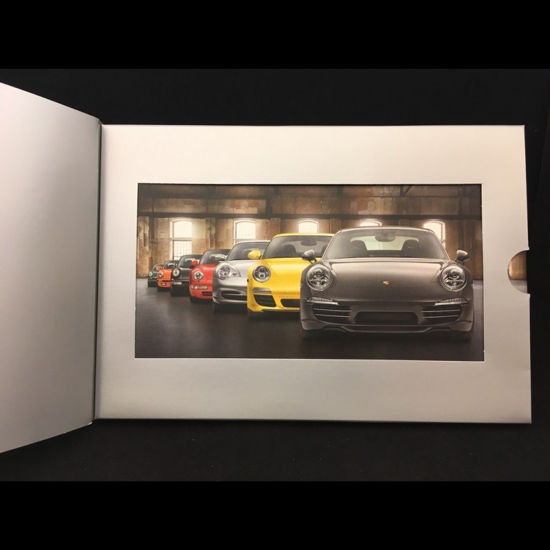 Porsche Brochure 911 50 years with its box in english April 2013
