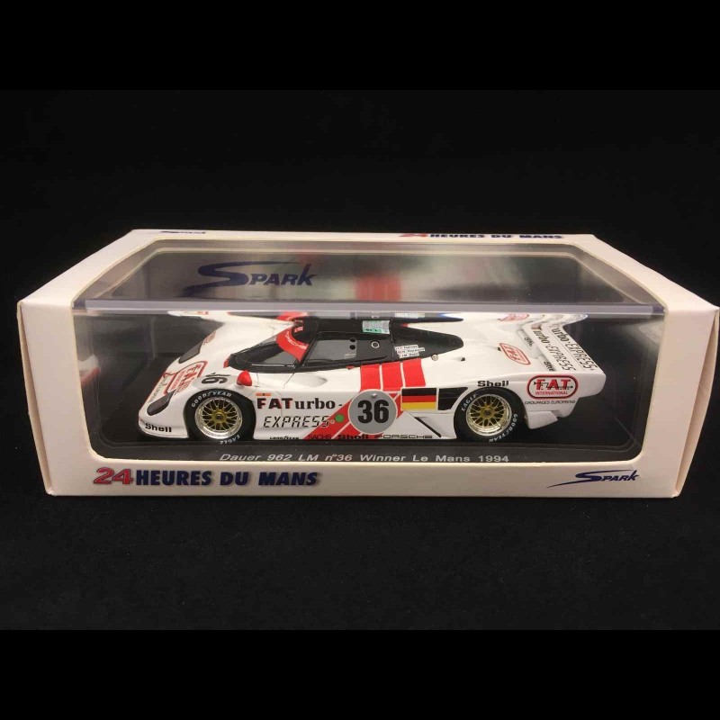 Porsche 962 Dauer Winner Le Mans 1994 n° 36 1/43 Spark 43LM94